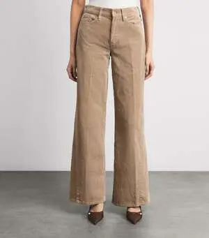 7 For All Mankind Corduroy Wide-leg Trousers