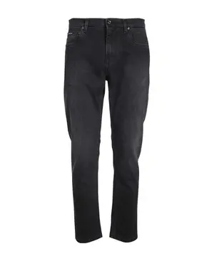 Dolce & Gabbana Logo Plaque Tapered Leg Jeans