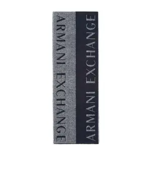 Armani Exchange Wool Scarf - Blue