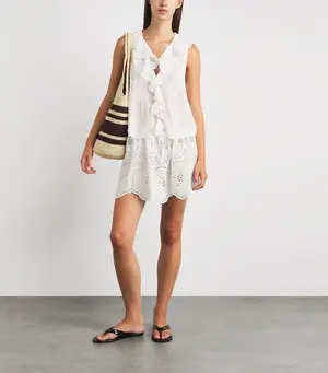Matteau Broderie Anglaise Mini Skirt