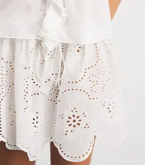 Matteau Broderie Anglaise Mini Skirt
