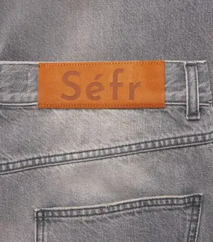 Séfr Mass Wide-leg Jeans - Black