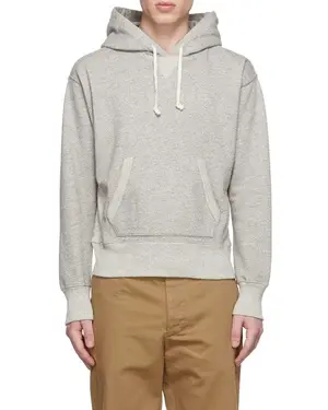 Ralph Lauren Logo Drawstring Hood Hoodie - White