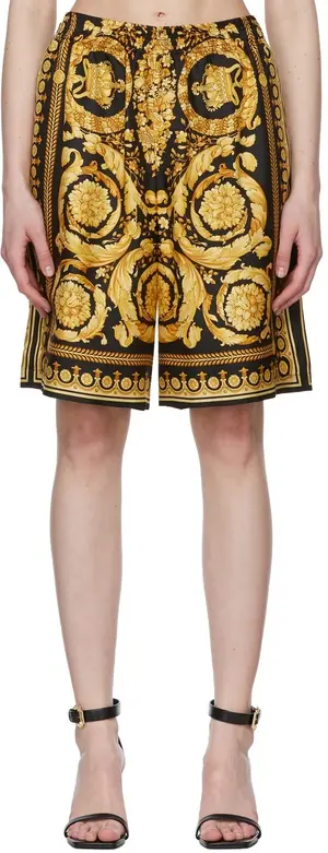 Versace Barocco Printed Bermuda Shorts