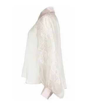 D.exterior Long-sleeve Shirt With Snap Closures