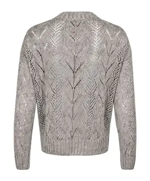 D.exterior V-neck Knit Sweater