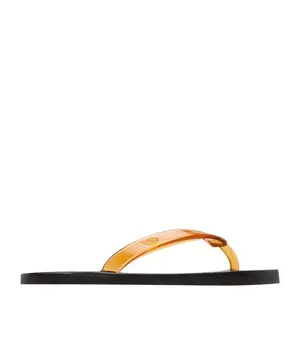 ANCIENT GREEK SANDALS Ancient Greek Sandals Saionara Jelly Flip-Flops Transparent Caramel