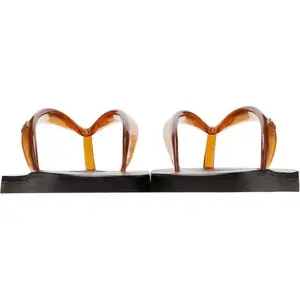 ANCIENT GREEK SANDALS Saionara Jelly Flip-flops - Transparent Caramel