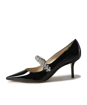 JIMMY CHOO Crystal Embellished High Heels