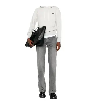 AUTRY Logo Embroidered Drawstring Hoodie