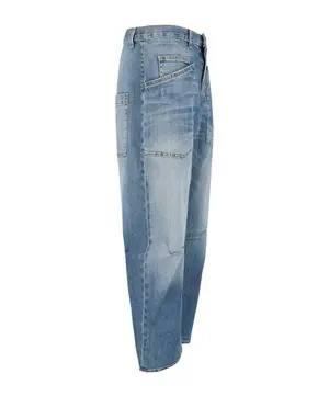 NILI LOTAN Relaxed Straight-leg Jeans - Blue