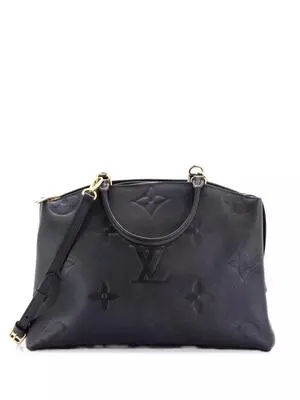 LOUIS VUITTON Grand Palais Handbag Monogram Empreinte Giant Shoulder Bag - Black