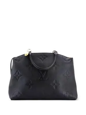 LOUIS VUITTON Grand Palais Handbag Monogram Empreinte Giant Shoulder Bag - Black