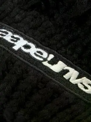 AAPE BY *A BATHING APE Logo-embroidered Distressed Beanie Hat