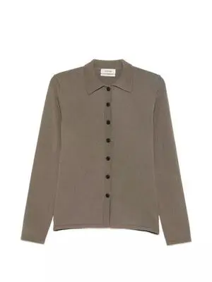 SYSTEM Scarf-detail Button-up Cardigan