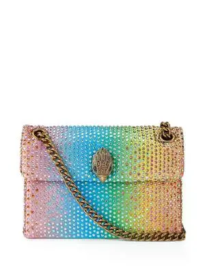Kurt Geiger Eagle Head Crystal-embellished Cross Body Bag - Blue