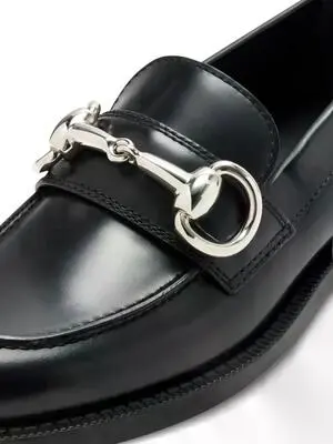 Gucci Calfskin Flat Shoes - Black