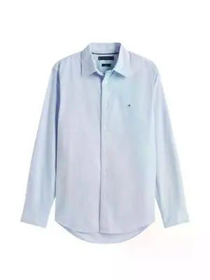 Tommy Hilfiger Poplin Mini-print Shirt - Blue