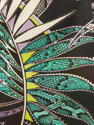 Just Cavalli Leaf-inspired Maxi Dress