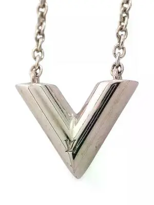 LOUIS VUITTON 2021 Brass Essential V Supple Necklace Costume Necklace