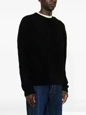 THE ROW Nanni Cable-knit Crew-neck Sweater