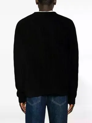 THE ROW Nanni Cable-knit Crew-neck Sweater
