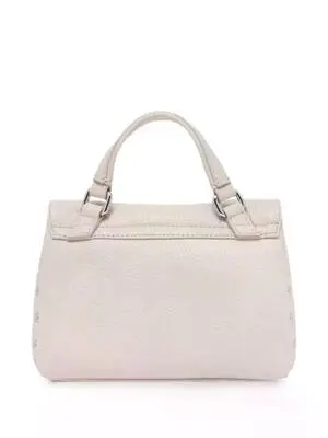 ZANELLATO Baby Postina® Studded Leather Bag - White