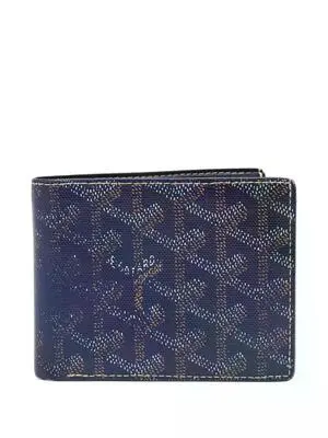 Goyard 2017 Victoire Goyardine Bifold Wallet - Blue
