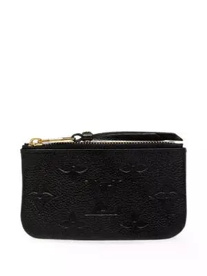 LOUIS VUITTON 2024 Monogram Empreinte Key Pouch Coin Pouch - Black