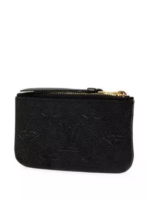 LOUIS VUITTON 2024 Monogram Empreinte Key Pouch Coin Pouch - Black