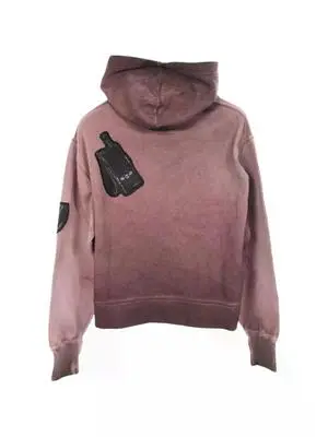 LOUIS VUITTON Logo-patch Cotton Gradation Hoodie