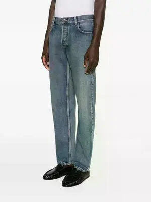 THE ROW Moe Faded Straight-leg Jeans