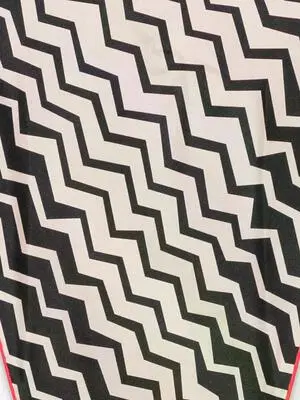 Missoni Zigzag-print Triangle Scarf - Black