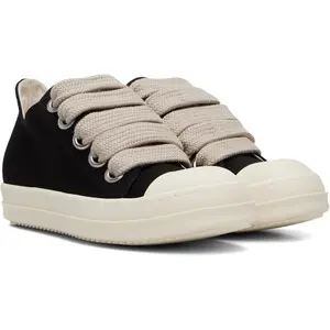 Rick Owens Jumbolace Low-top Sneakers - Black