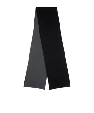 MAISON MARGIELA Cotton Knit Scarf - Black