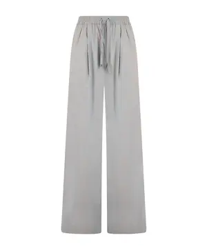 Herno Drawstring Wide-leg Trousers - Light Gray