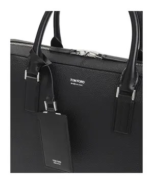 TOM FORD Elliot Logo Stamp Briefcase