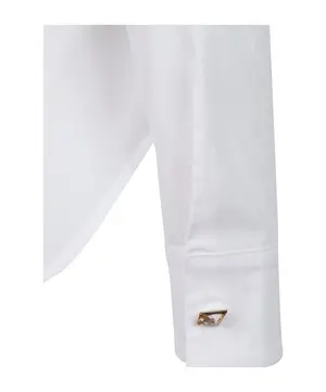 DONDUP Jewelled-button Long-sleeve Shirt