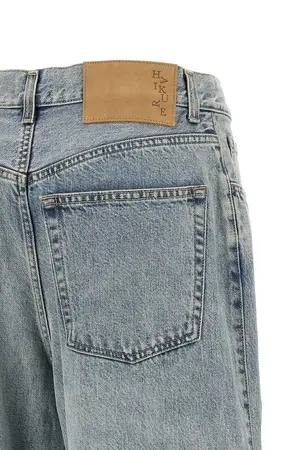 HAIKURE Wide-leg Pleated Jeans