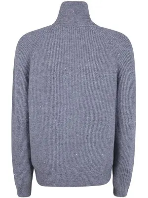 Seventy Zip-up Knitted Cardigan