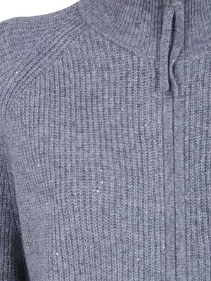 Seventy Zip-up Knitted Cardigan