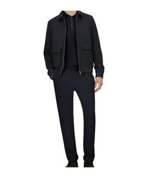 Herno Resort Polo Shirt In Wool And Silk Knit