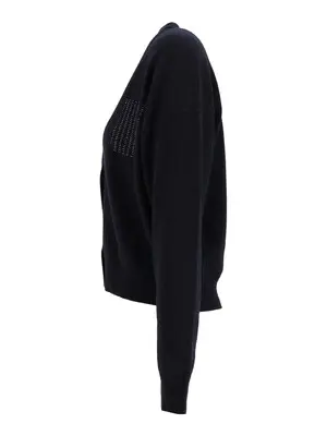 Peserico Button-front Long-sleeve Knit Top