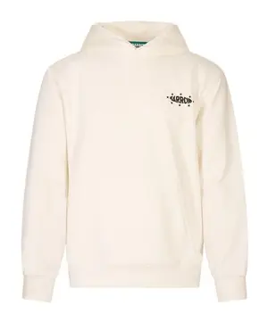 BARROW Sweatshirt With Coconut-patterned Teddy Bear Print - White