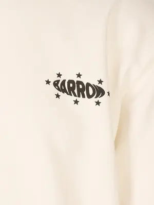 BARROW Sweatshirt With Coconut-patterned Teddy Bear Print
