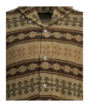 Ralph Lauren Patterned Shawl Collar Cardigan