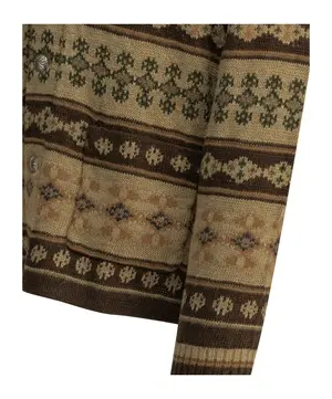 Ralph Lauren Patterned Shawl Collar Cardigan