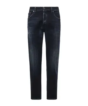 DONDUP Faded Distressed Jeans - Black