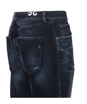 DONDUP Faded Distressed Jeans