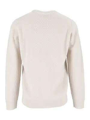 Peserico Crew Neck Long Sleeve Knit Top